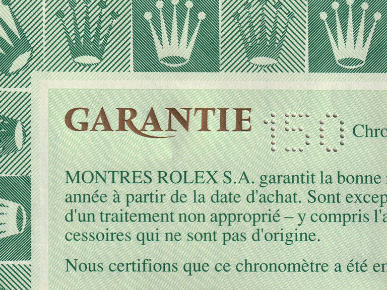 ロレックスのクライアントコード（出荷国番号）について