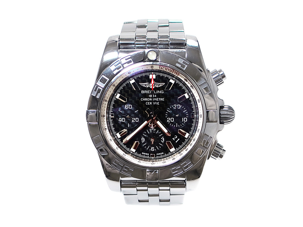 【三重県 鈴鹿市】ブライトリング クロノマット44 日本限定400本 ブラックカーボン AB011012/BE69 買取実績 2023.05